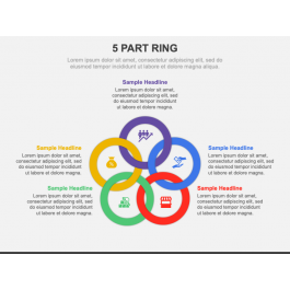5 Part Ring for PowerPoint and Google Slides - PPT Slides