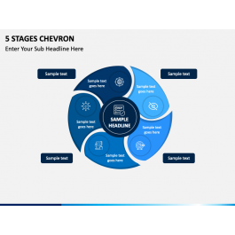 Free 5 Stages Chevron for PowerPoint and Google Slides - PPT Slides