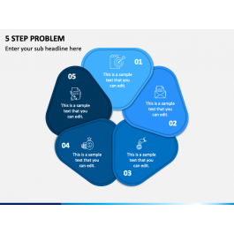 5 Step Problem PowerPoint Presentation Slides - PPT Template