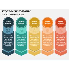 5 Text Boxes Infographic PowerPoint Presentation Slides - PPT Template