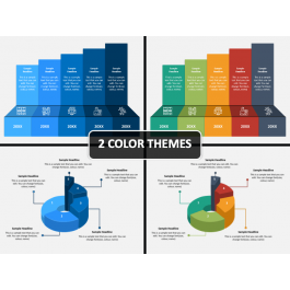 5 Year Growth Chart PowerPoint and Google Slides Template - PPT Slides
