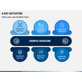 6 Key Activities PowerPoint Template - PPT Slides