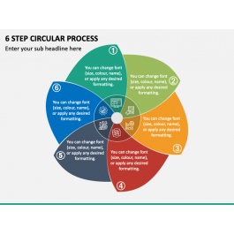 6 Step Circular Process PowerPoint Presentation Slides - PPT Template