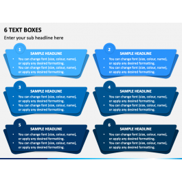 Free 6 Text Boxes for PowerPoint and Google Slides
