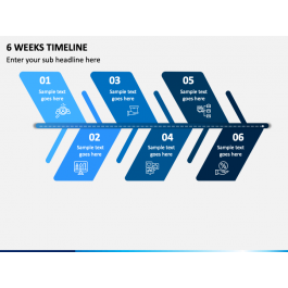6 Weeks Timeline PowerPoint Template - PPT Slides