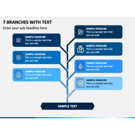 Free 7 Branches with Text for PowerPoint and Google Slides