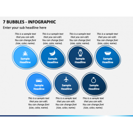 7 Bubbles - Infographic PowerPoint Presentation Slides - PPT Template