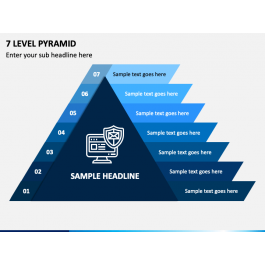 7 Level Pyramid PowerPoint Template - PPT Slides