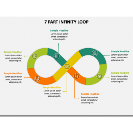 7 Part Infinity Loop for PowerPoint and Google Slides - PPT Slides