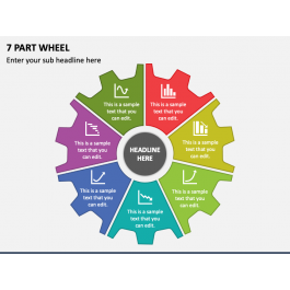 Free 7 Part Wheel PowerPoint Template & Google Slides