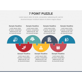 7 Point Puzzle for PowerPoint and Google Slides - PPT Slides