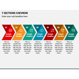 7 Sections Chevron for PowerPoint and Google Slides - PPT Slides
