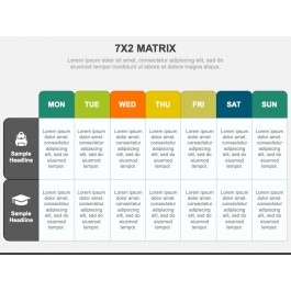 7x2 Matrix for PowerPoint and Google Slides - PPT Slides