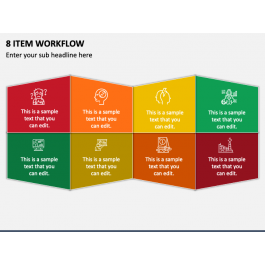 8 Item Workflow PowerPoint Presentation Slides - PPT Template