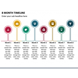 8 Month Timeline PowerPoint Template - PPT Slides