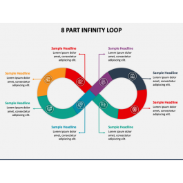 8 Part Infinity Loop for PowerPoint and Google Slides - PPT Slides