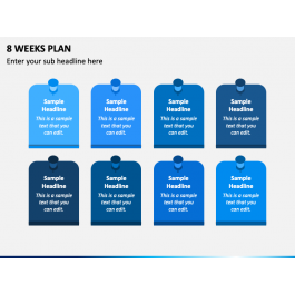 8 Weeks Plan PowerPoint Template and Google Slides Theme