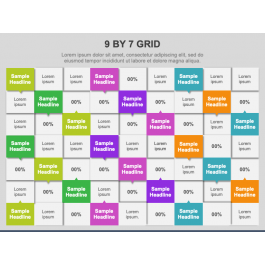 9 By 7 Grid for PowerPoint and Google Slides - PPT Slides