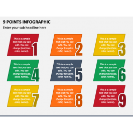 Free 9 Points PowerPoint Template & Google Slides