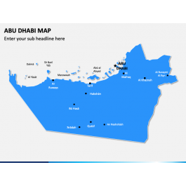 Abu Dhabi Map for PowerPoint and Google Slides - PPT Slides