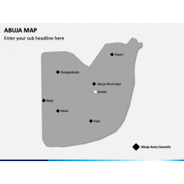 Abuja Map for PowerPoint and Google Slides - PPT Slides