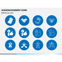 Acknowledgment Icons for PowerPoint and Google Slides - PPT Slides