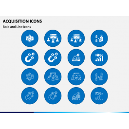 Acquisition Icons for PowerPoint and Google Slides - PPT Slides