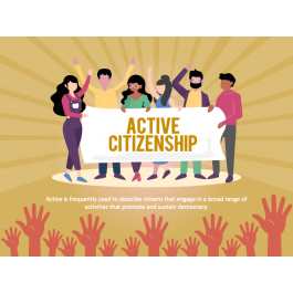 Active Citizenship PowerPoint and Google Slides Template - PPT Slides