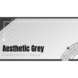 Aesthetic Grey Theme for PowerPoint and Google Slides - PPT Slides