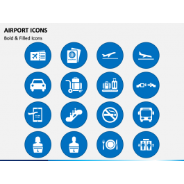 Airport Icons for PowerPoint and Google Slides - PPT Slides