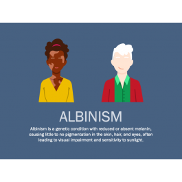 Albinism PowerPoint and Google Slides Template - PPT Slides