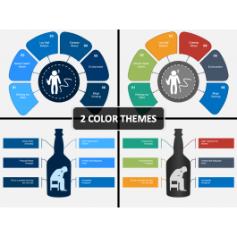 Alcohol Addiction PowerPoint and Google Slides Template - PPT Slides