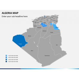 Algeria Map for PowerPoint and Google Slides - PPT Slides