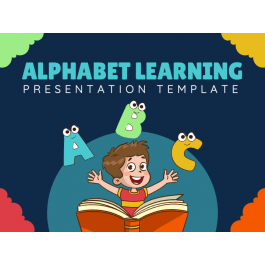 Free - Alphabet Learning PowerPoint Template and Google Slides Theme