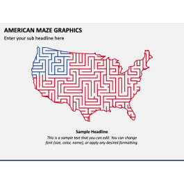 American Maze Graphics for PowerPoint and Google Slides - PPT Slides