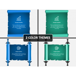 Ancient Scroll PowerPoint and Google Slides Template - PPT Slides