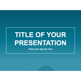 Animated Aqua Background for PowerPoint and Google Slides