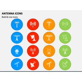 Antenna Icons for PowerPoint and Google Slides - PPT Slides