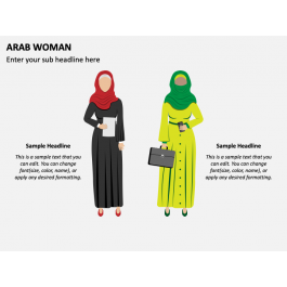 Arab Woman for PowerPoint and Google Slides - PPT Slides