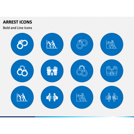Arrest Icons for PowerPoint and Google Slides - PPT Slides