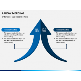 Arrow Merging PowerPoint and Google Slides Template - PPT Slides