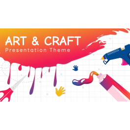 Free - Art and Craft Presentation Theme for PowerPoint and Google ...