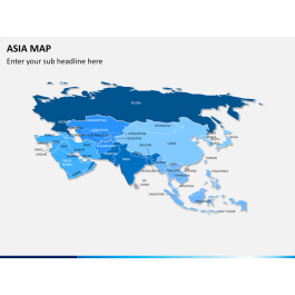 Asia Map Template for PowerPoint and Google Slides - PPT Slides