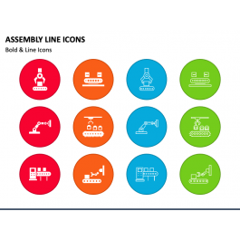 Assembly Line Icons for PowerPoint and Google Slides - PPT Slides