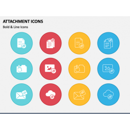 Attachment Icons for PowerPoint and Google Slides - PPT Slides