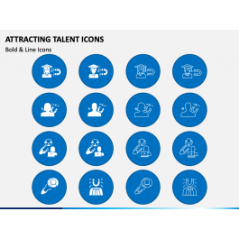 Attracting Talent Icons for PowerPoint and Google Slides - PPT Slides