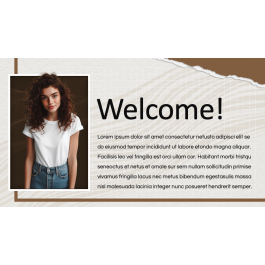 Attractive Welcome Slides for PowerPoint and Google Slides Template ...