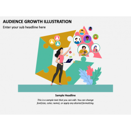 Free - Audience Growth Illustration for PowerPoint and Google Slides ...