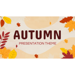 Free - Autumn Theme for PowerPoint and Google Slides - PPT Slides