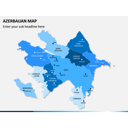 Azerbaijan Map for PowerPoint and Google Slides - PPT Slides